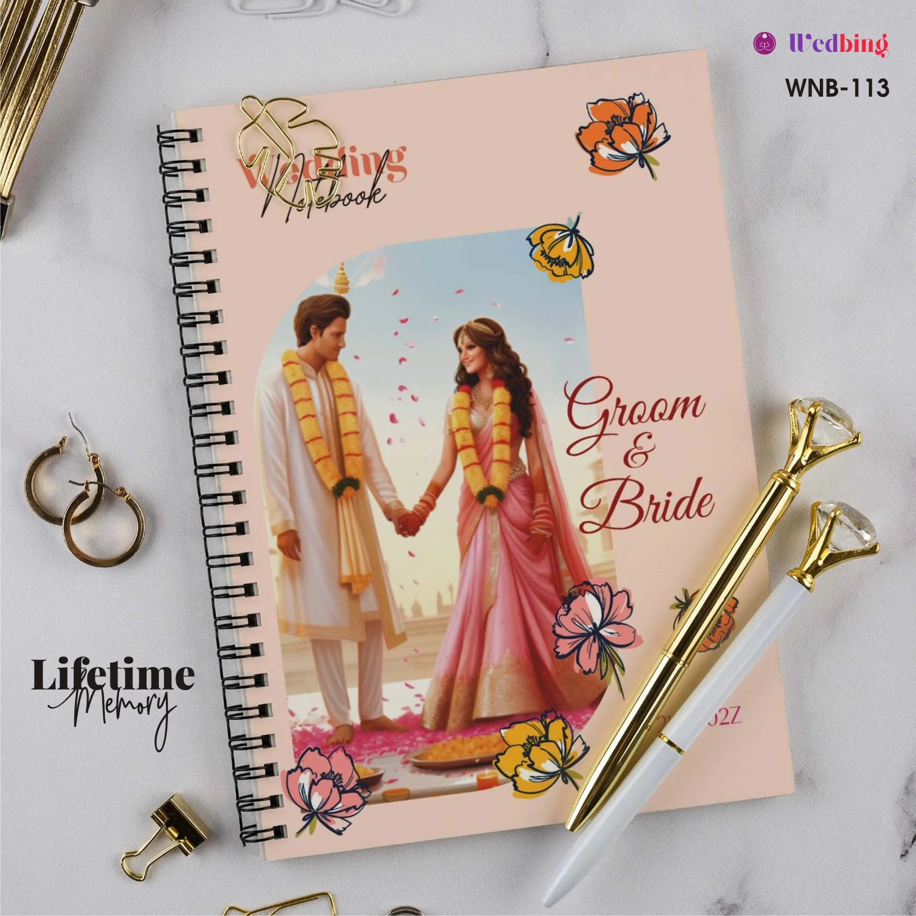 Wedding Photo Notebook (Classic Edition) | WNB-113 - Wedbing