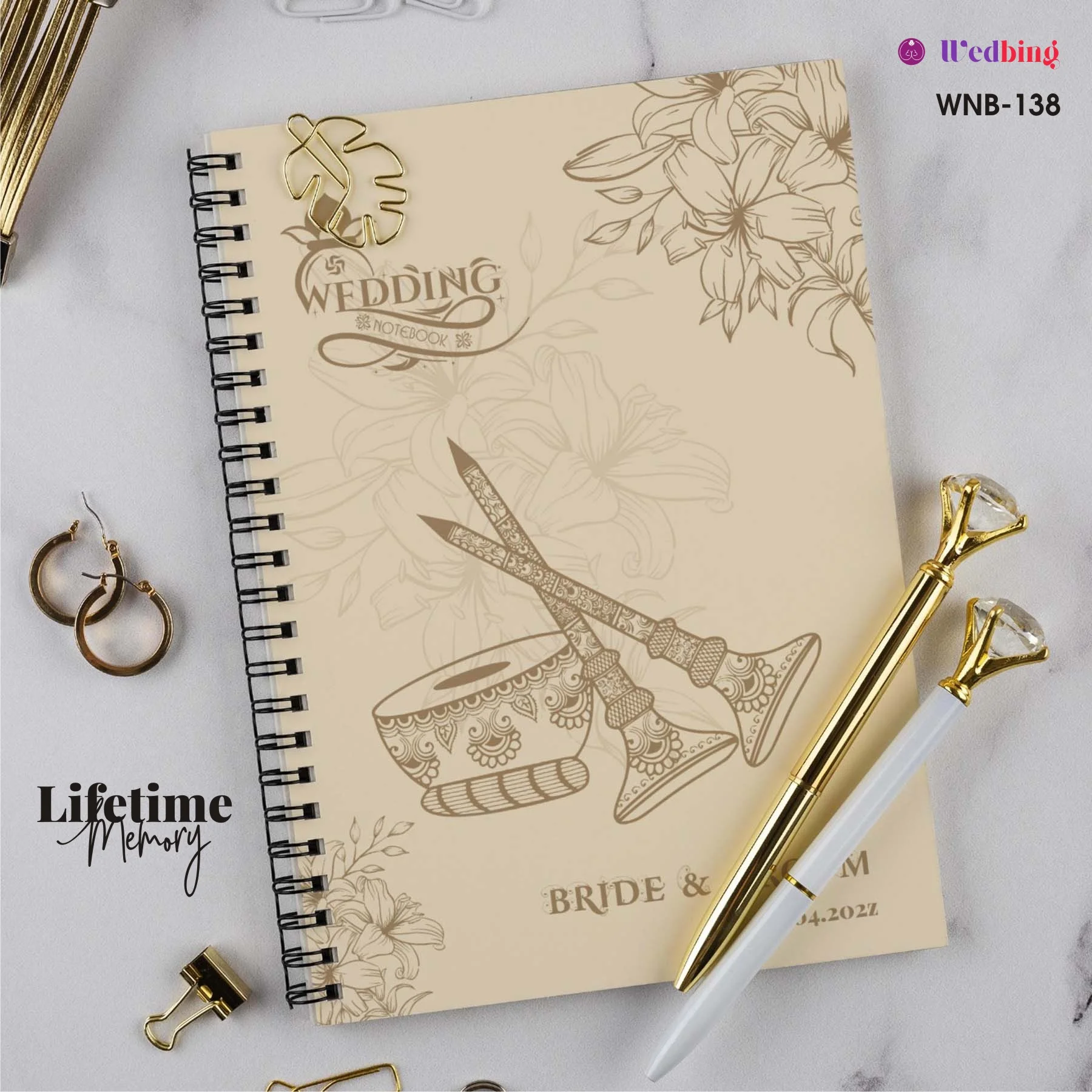 Wedding Photo Notebook (Royal Edition)| WNB-138 - Wedbing